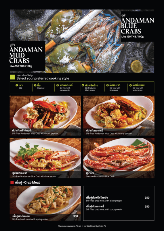 Menu - Kan Eang @ Pier