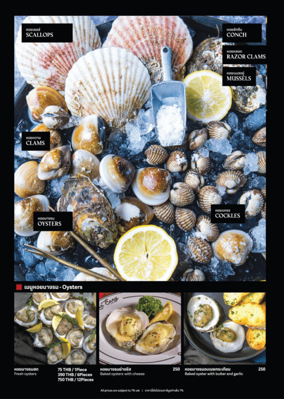 Menu - Kan Eang @ Pier